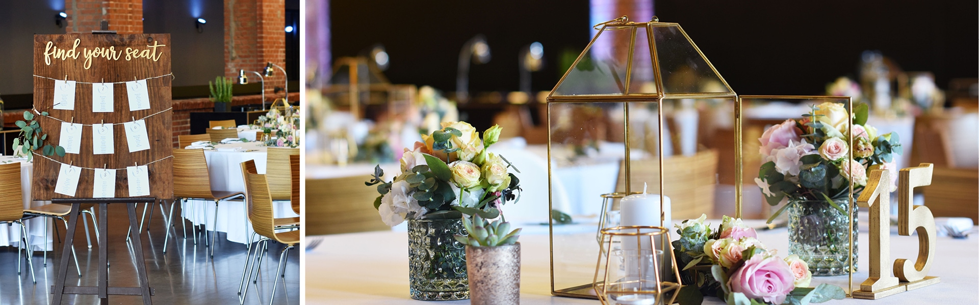 Hochzeitsdeko und Hussen Verleih - Deko & Design